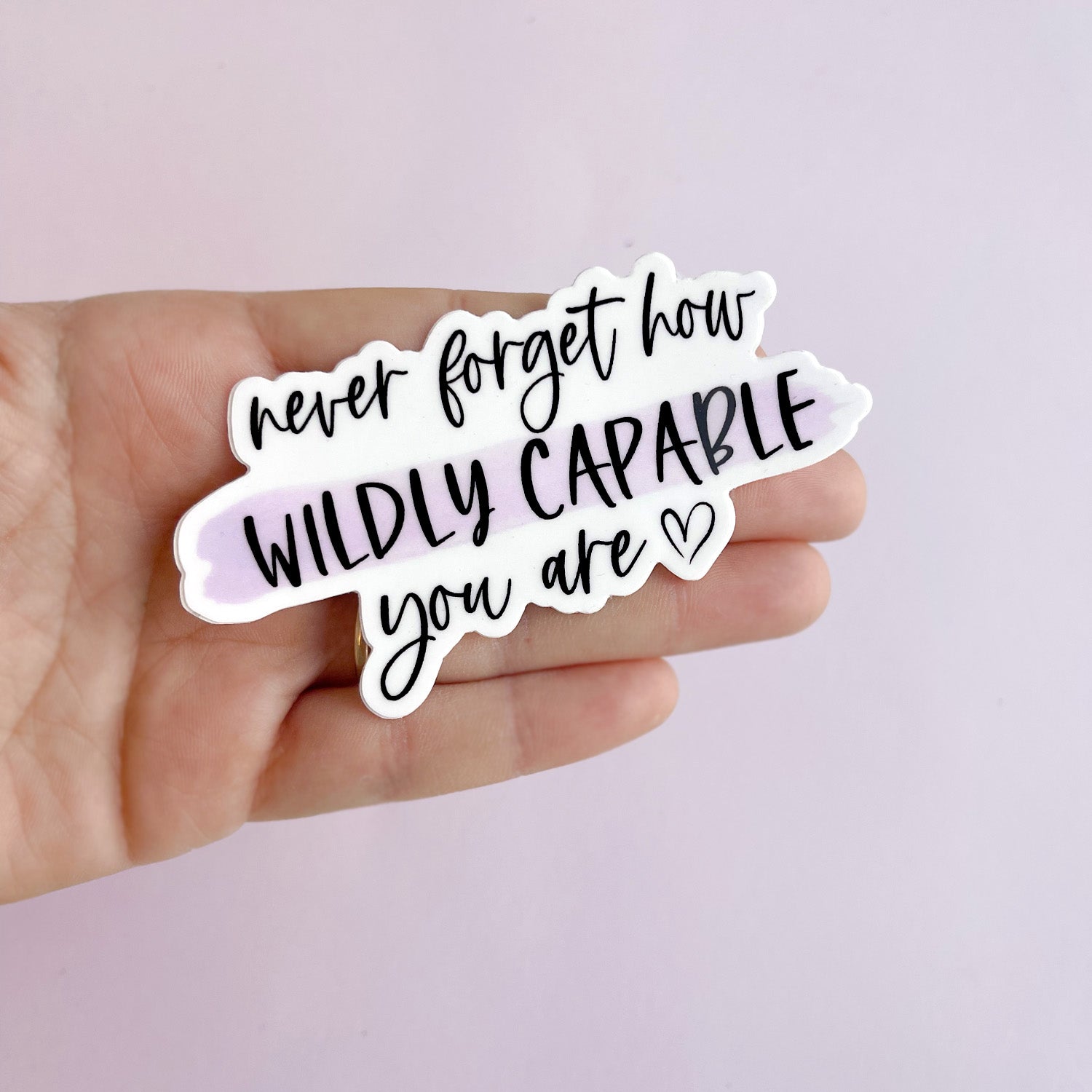 NEVER FORGET VINYL STICKER – Kismetbyme